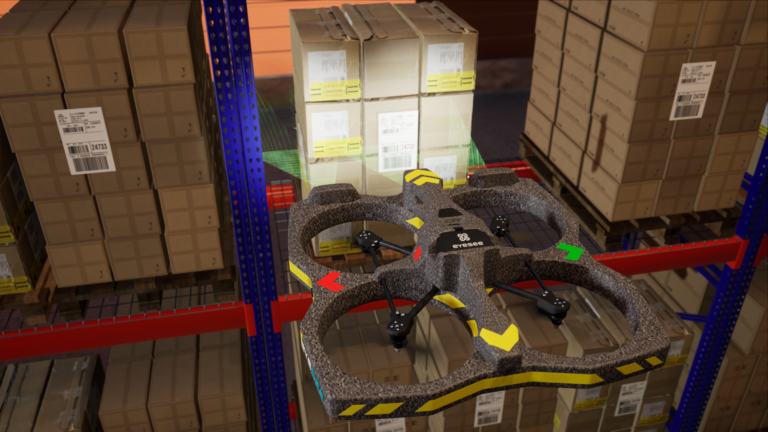 Drone inventory for logistics companies and inventory management